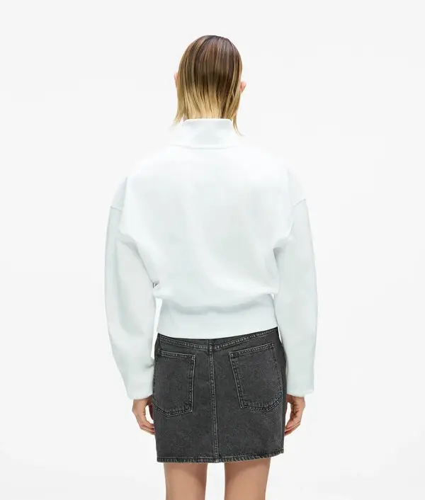 KL JEANS Jeans Half-zip Cropped Sweatshirt