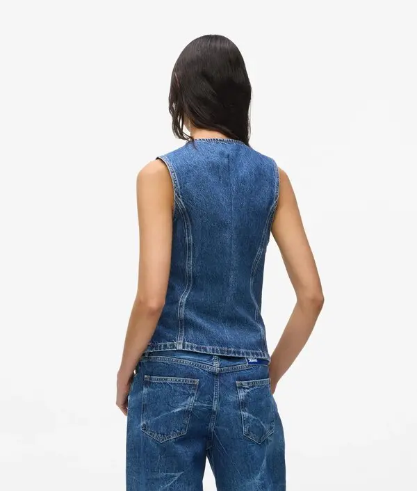 KL JEANS Jeans Fitted Denim Waistcoat