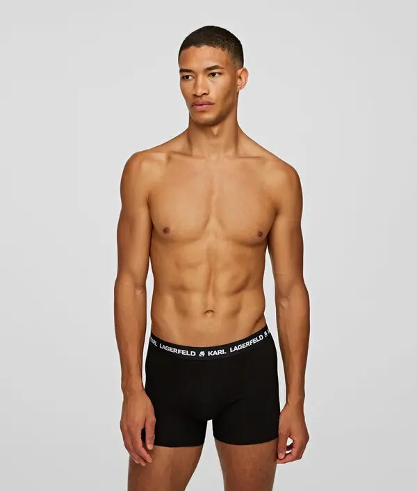 Karl Lagerfeld Set Of Seven Logo Trunks