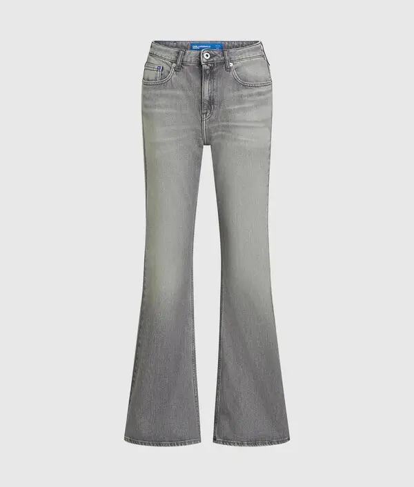 KL JEANS High-rise Gray Flare Jeans