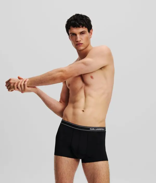 Karl Lagerfeld Logo Lightweight Trunks – 3-pack