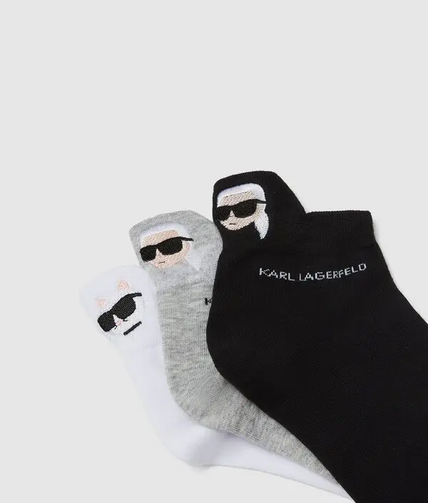 Karl Lagerfeld Ikon Sock Three-pack