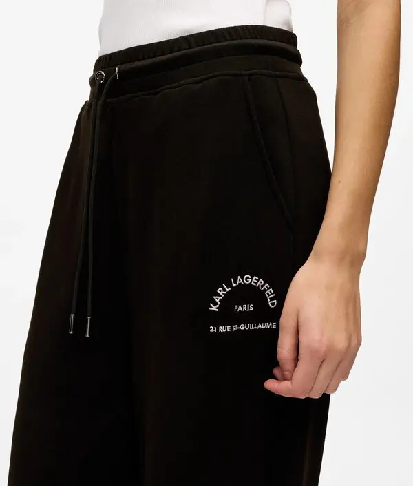 Karl Lagerfeld Rue St-guillaume Wide Leg Sweatpants