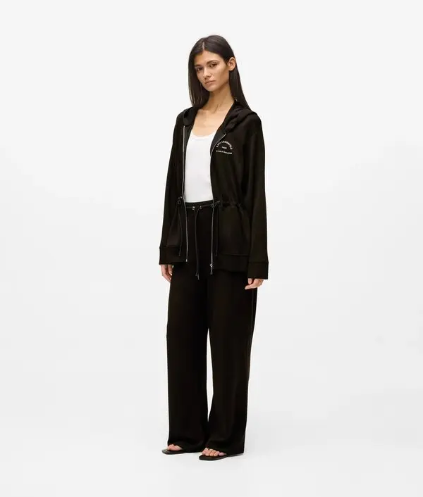 Karl Lagerfeld Rue St-guillaume Wide Leg Sweatpants