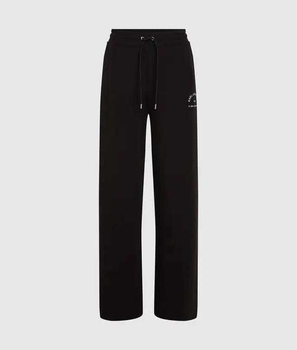 Karl Lagerfeld Rue St-guillaume Wide Leg Sweatpants