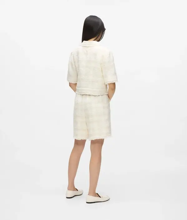 Karl Lagerfeld Bouclé Bermuda Shorts