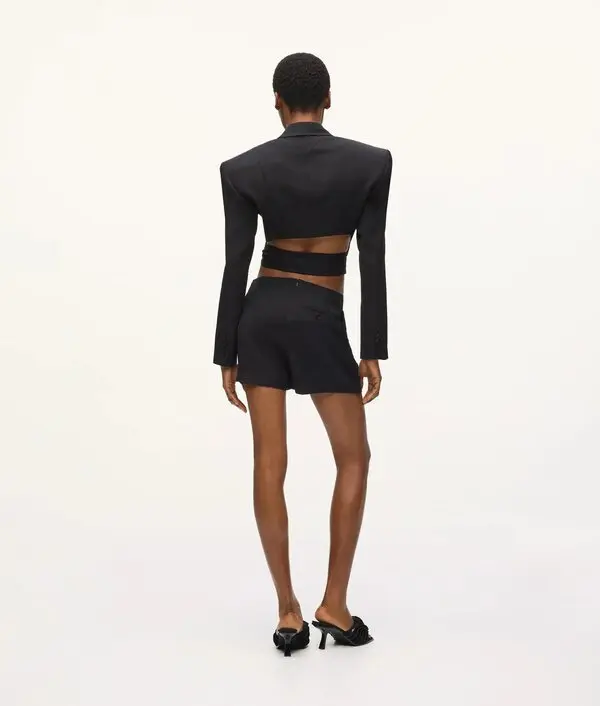 Karl Lagerfeld Mini Skort With X-panel Construction