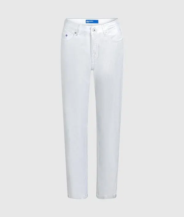 KL JEANS Jeans Metallic Coated Tapered Mom Jeans