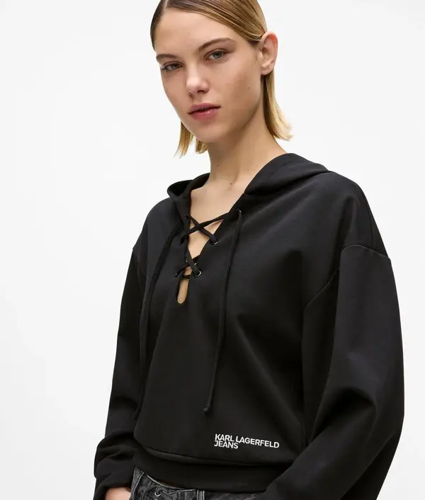 KL JEANS Jeans Lace-up Hoodie