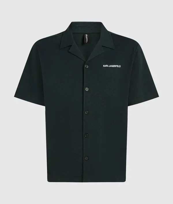 Karl Lagerfeld Checked Beach Shirt