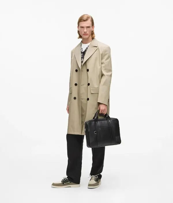 Karl Lagerfeld Monogram Patch Briefcase