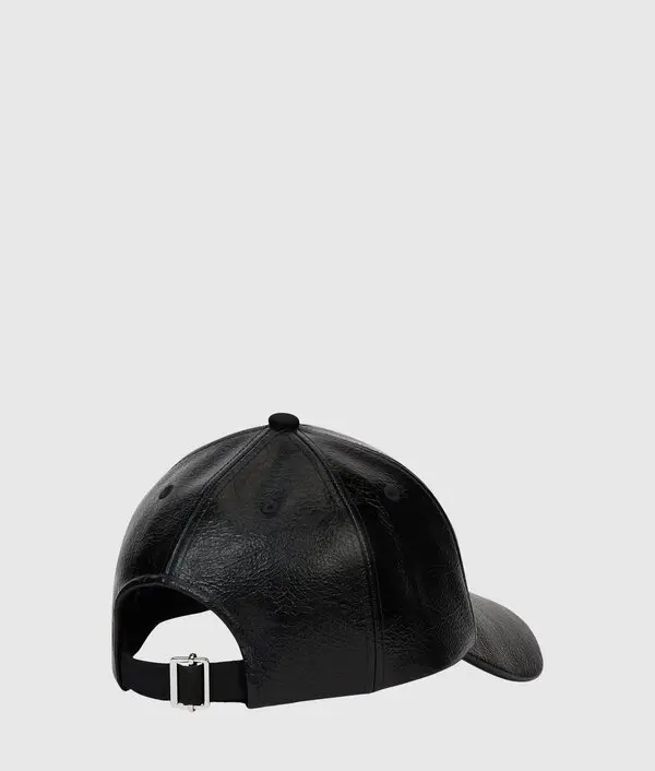 KL JEANS Jeans Cracked Faux-leather Cap