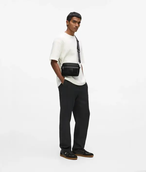 Karl Lagerfeld Monogram Patch Camera Bag