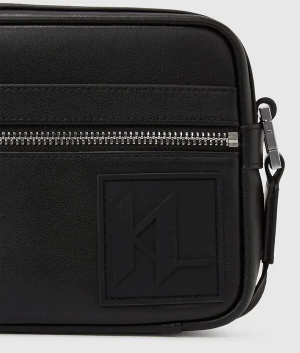 Karl Lagerfeld Monogram Patch Camera Bag