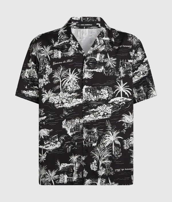 Karl Lagerfeld Short-sleeved All-over-print Shirt