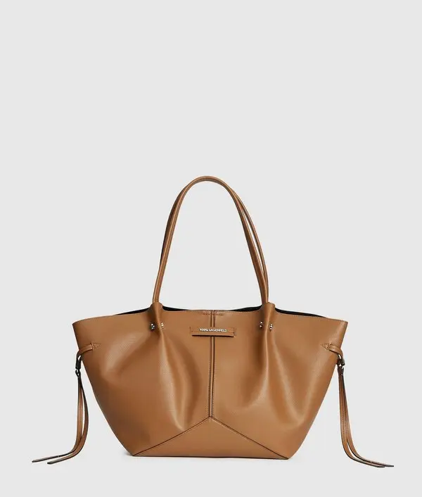 Karl Lagerfeld K/pierced Medium Tote Bag - Caramel