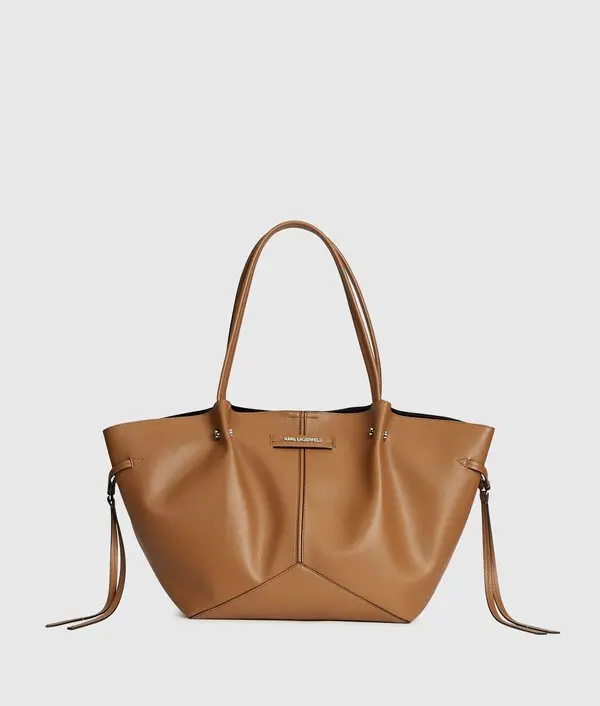 Karl Lagerfeld K/pierced Medium Tote Bag - Caramel