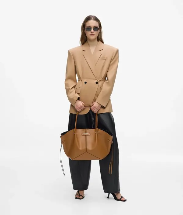 Karl Lagerfeld K/pierced Medium Tote Bag - Caramel