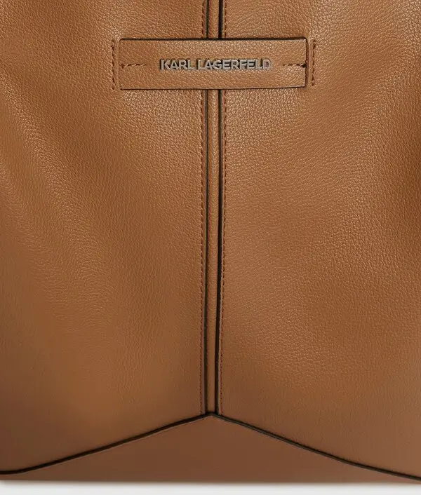 Karl Lagerfeld K/pierced Medium Tote Bag - Caramel