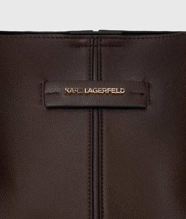 Karl Lagerfeld K/pierced Medium Tote Bag - Tobacco