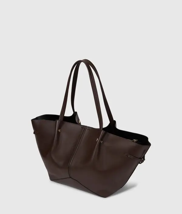 Karl Lagerfeld K/pierced Medium Tote Bag - Tobacco