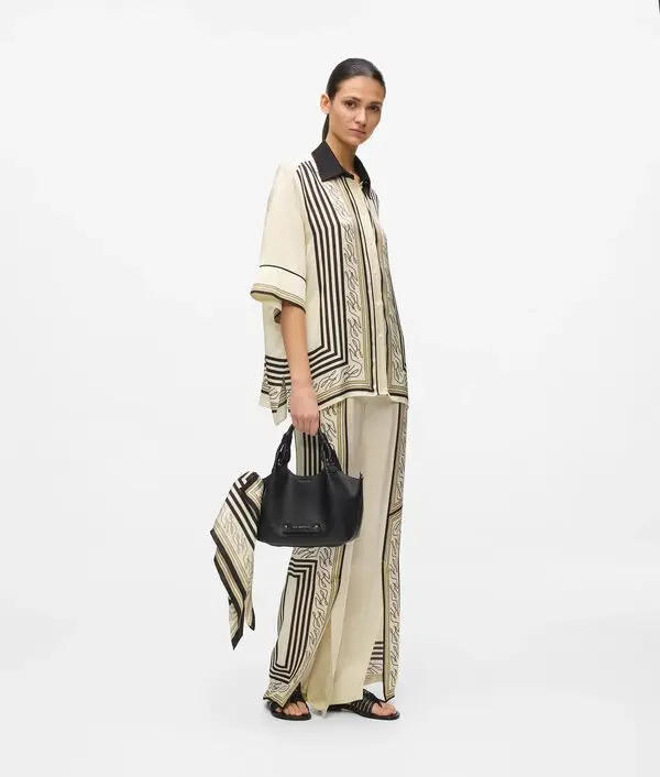 Karl Lagerfeld All-over Print Viscose Pajama Shirt