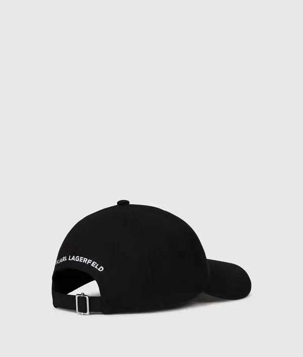 Karl Lagerfeld Ikon Choupette Baseball Cap - Black