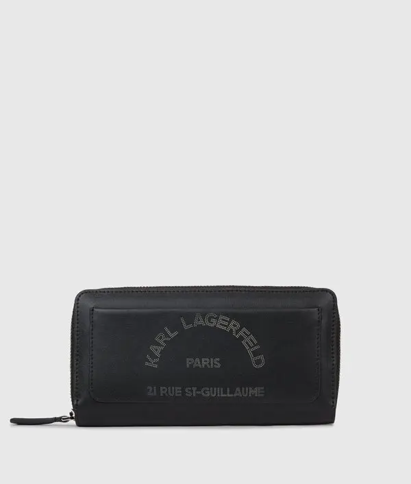 Karl Lagerfeld K/daily Large Bifold Wallet - Black-nickel