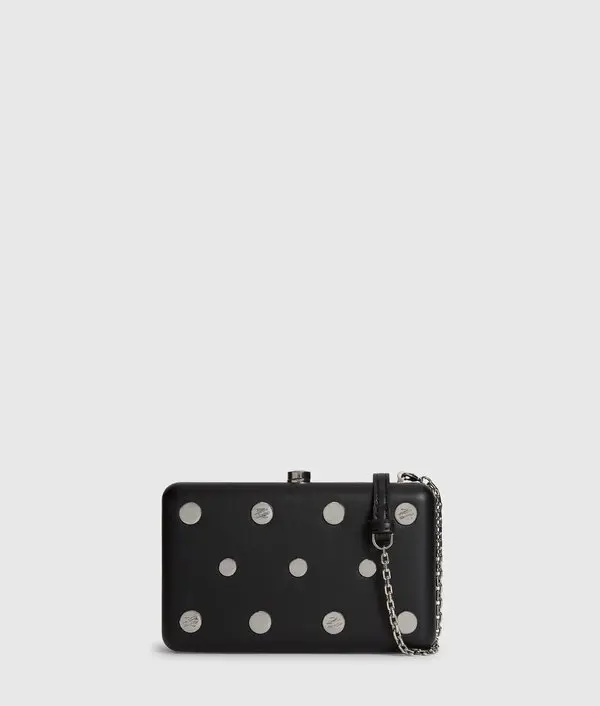 Karl Lagerfeld K/soiree Studded Minaudière Bag