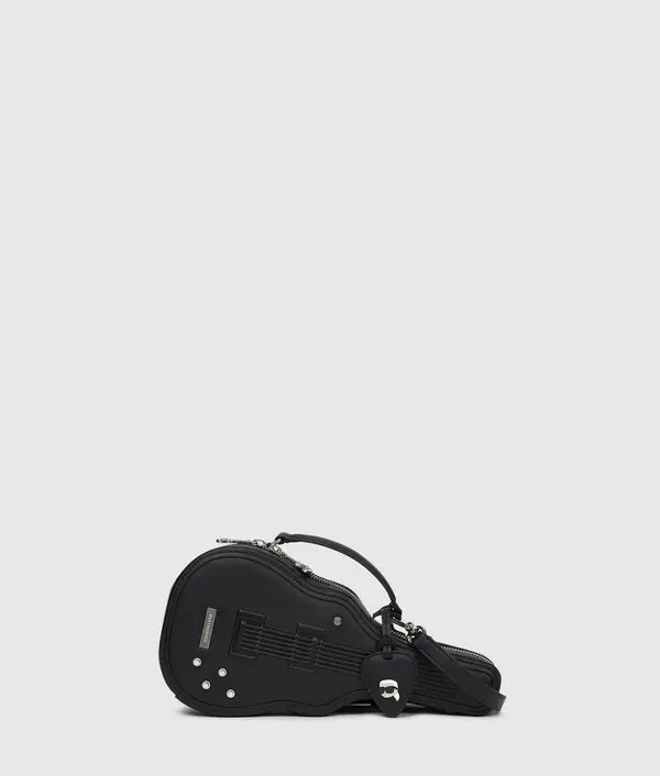 Karl Lagerfeld Ikon Guitar Crossbody Bag - Black