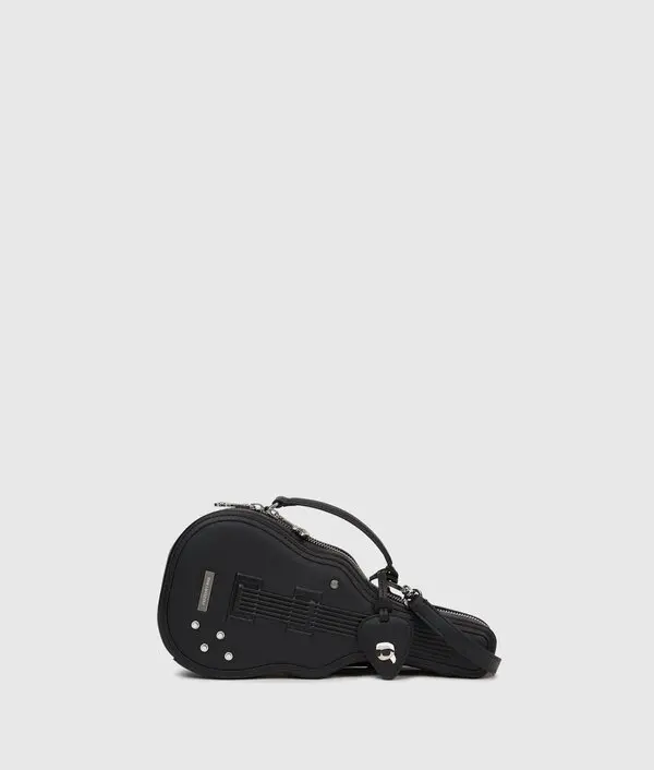 Karl Lagerfeld Ikon Guitar Crossbody Bag - Black