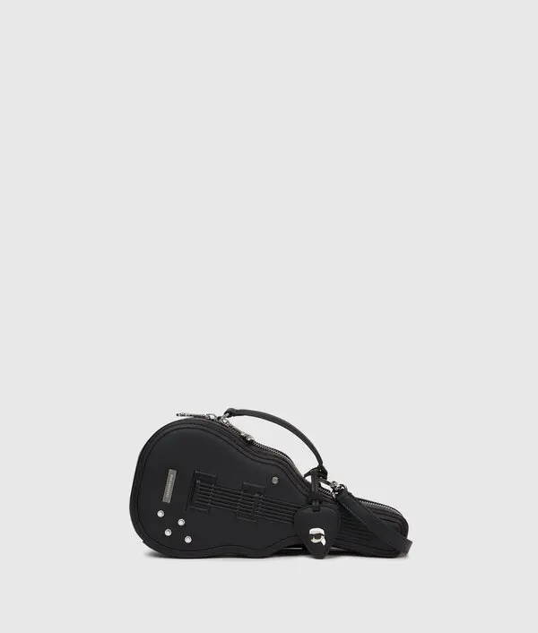 Karl Lagerfeld Ikon Guitar Crossbody Bag - Black