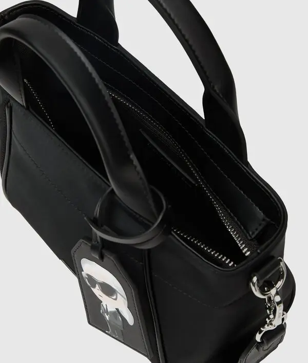 Karl Lagerfeld Ikon Nylon Small Tag Tote Bag