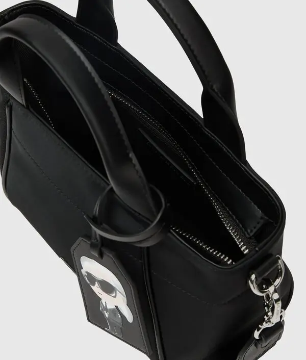 Karl Lagerfeld Ikon Nylon Small Tag Tote Bag