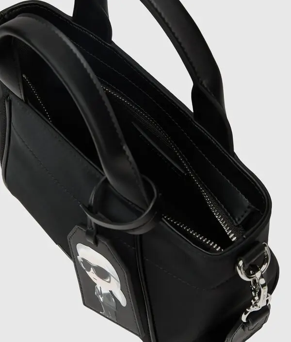 Karl Lagerfeld Ikon Nylon Small Tag Tote Bag