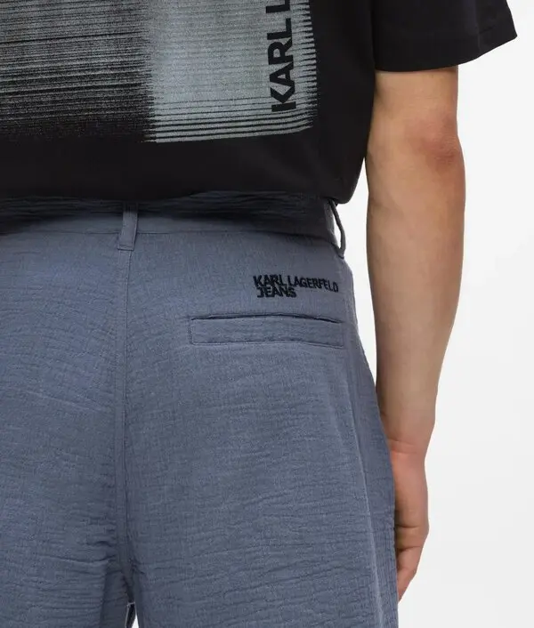 KL JEANS Jeans Crinkled Cotton Shorts