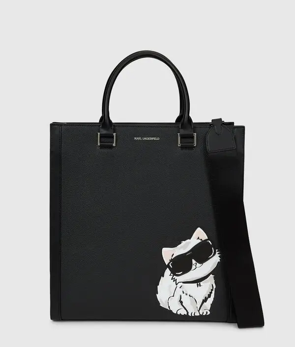Karl Lagerfeld Ikon Choupette Tote Bag - Black