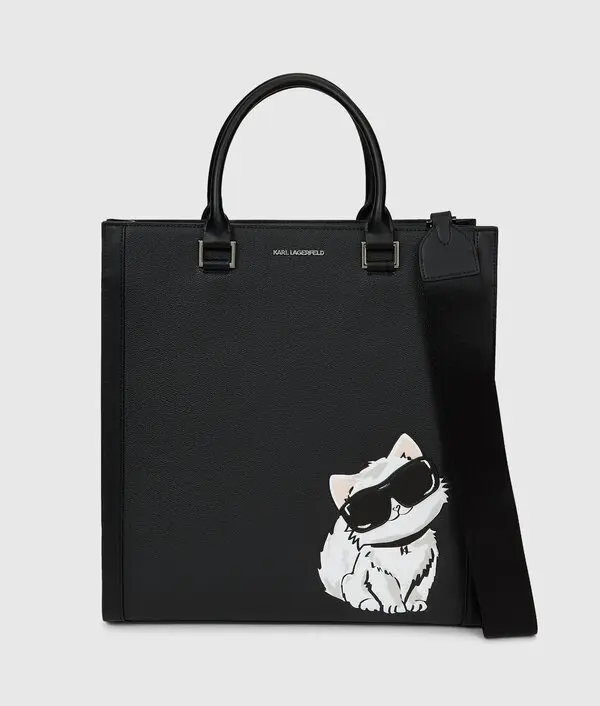 Karl Lagerfeld Ikon Choupette Tote Bag - Black