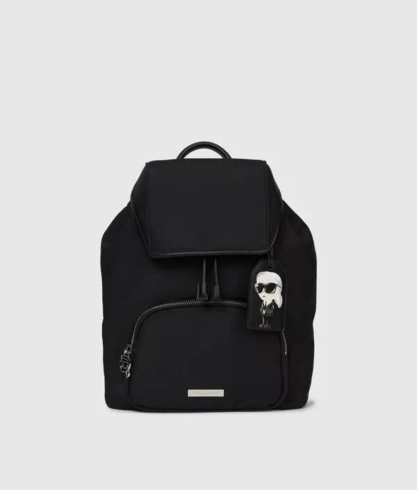 Karl Lagerfeld Ikon Nylon Tag Backpack