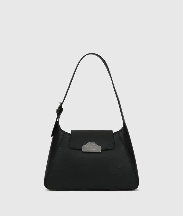 Karl Lagerfeld Rue St-guillaume Metal Shoulder Bag - Black