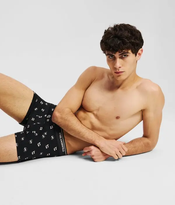 Karl Lagerfeld Ikon Print Trunks 3-pack