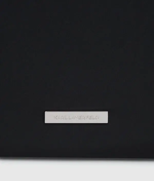 Karl Lagerfeld Ikon Nylon Large Tag Tote Bag