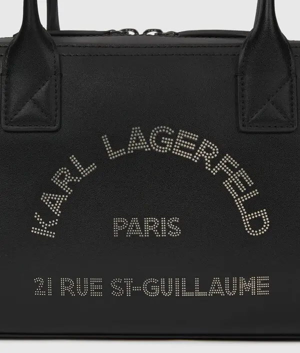 Karl Lagerfeld K/daily Leather Bowling Bag