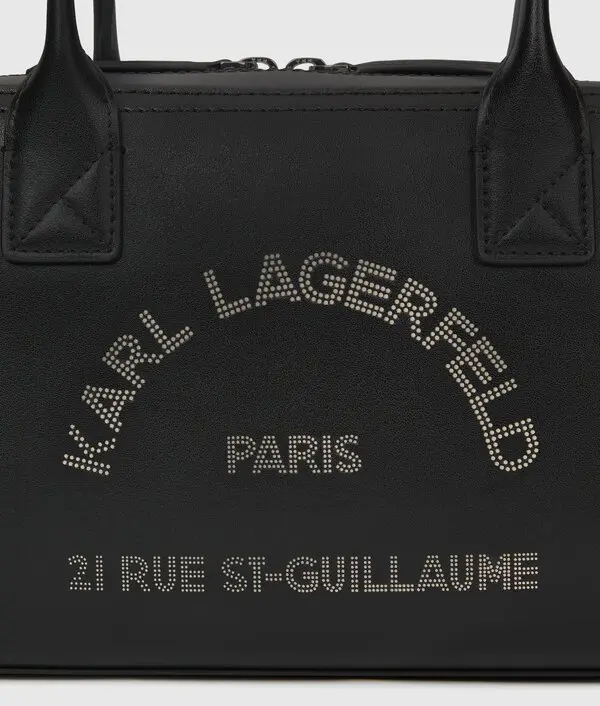 Karl Lagerfeld K/daily Leather Bowling Bag