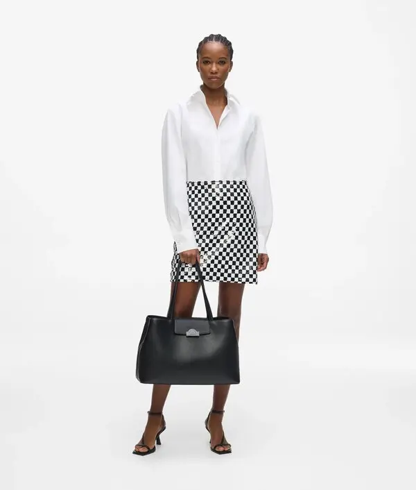 Karl Lagerfeld Rue St-guillaume Metal Tote Bag