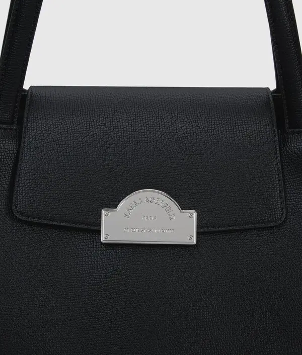 Karl Lagerfeld Rue St-guillaume Metal Tote Bag