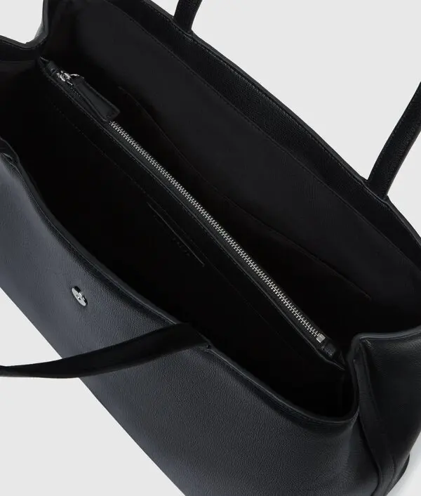 Karl Lagerfeld Rue St-guillaume Metal Tote Bag - Black