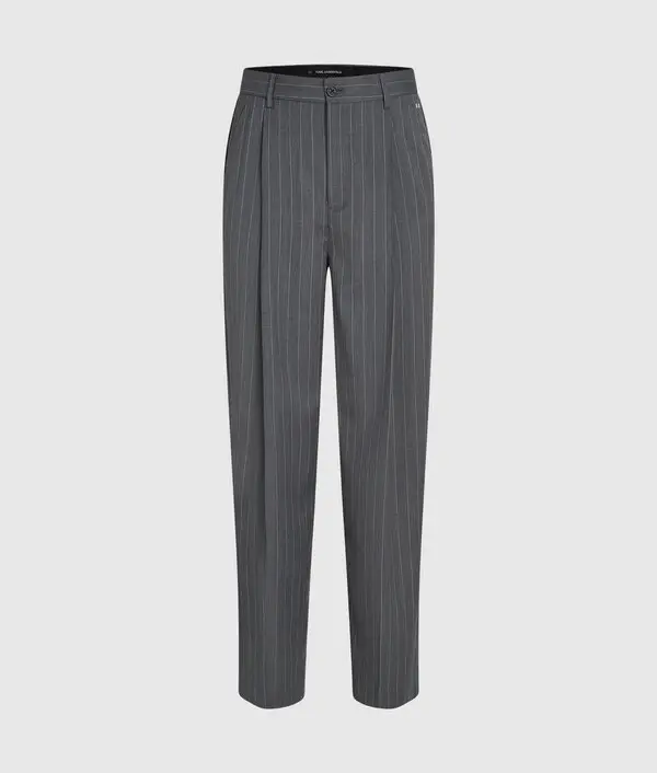 Karl Lagerfeld Pinstripe Wool-blend Tailored Pants