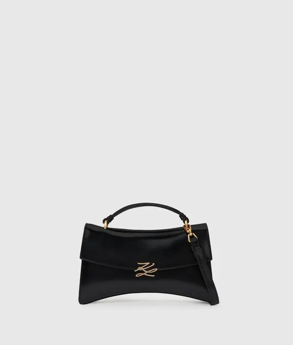 Karl Lagerfeld K/autograph Top Handle Bag - Black/gold