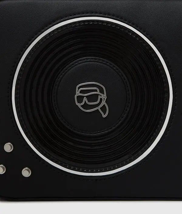 Karl Lagerfeld Ikon Record Turntable Crossbody Bag
